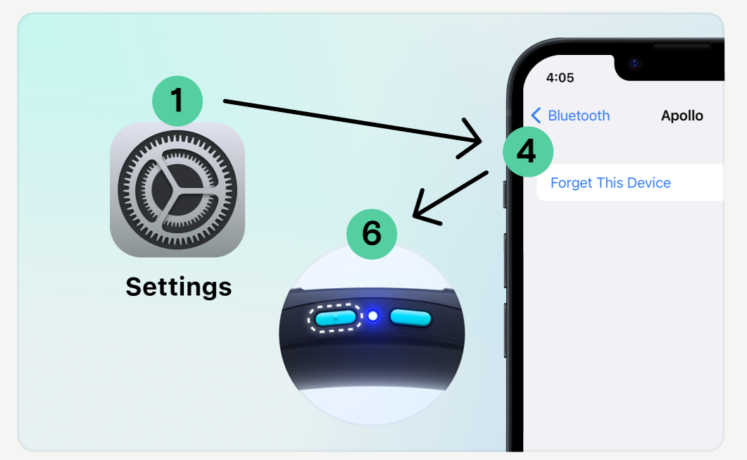 My mobile device won't connect with my Apollo wearable – Apollo ...